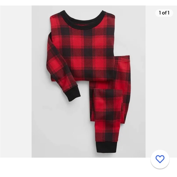 GAP | Pajamas | Nwt Red And Black Buffalo Check Pajama Set | Poshmark